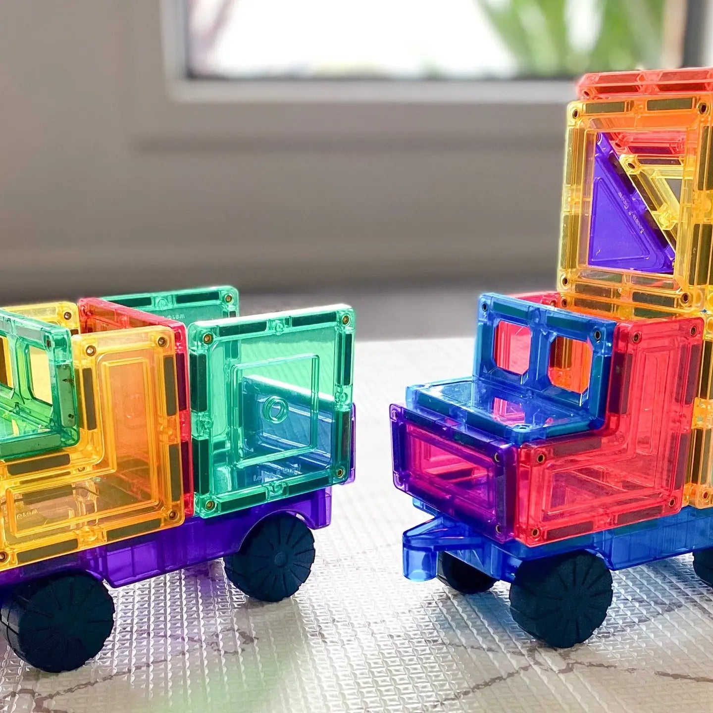 Magnetic Tiles - Car Base Pack (2 deler) – Kreativ Lek