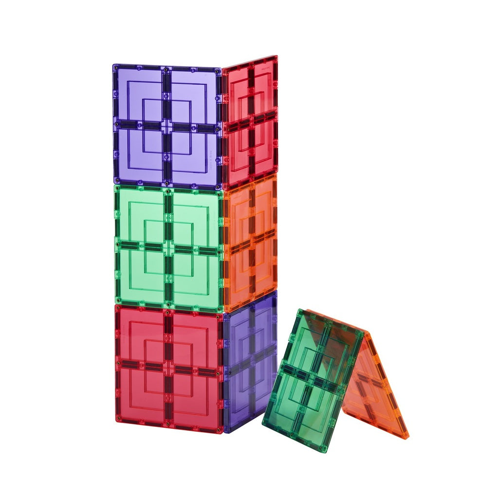 Magnetic Tiles - Large Square Pack (8 deler) – Kreativ Lek